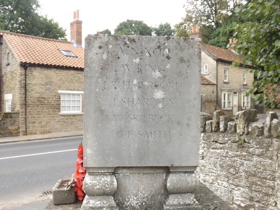 Beadlam, Nawton and Skipham Stone of Remembrance